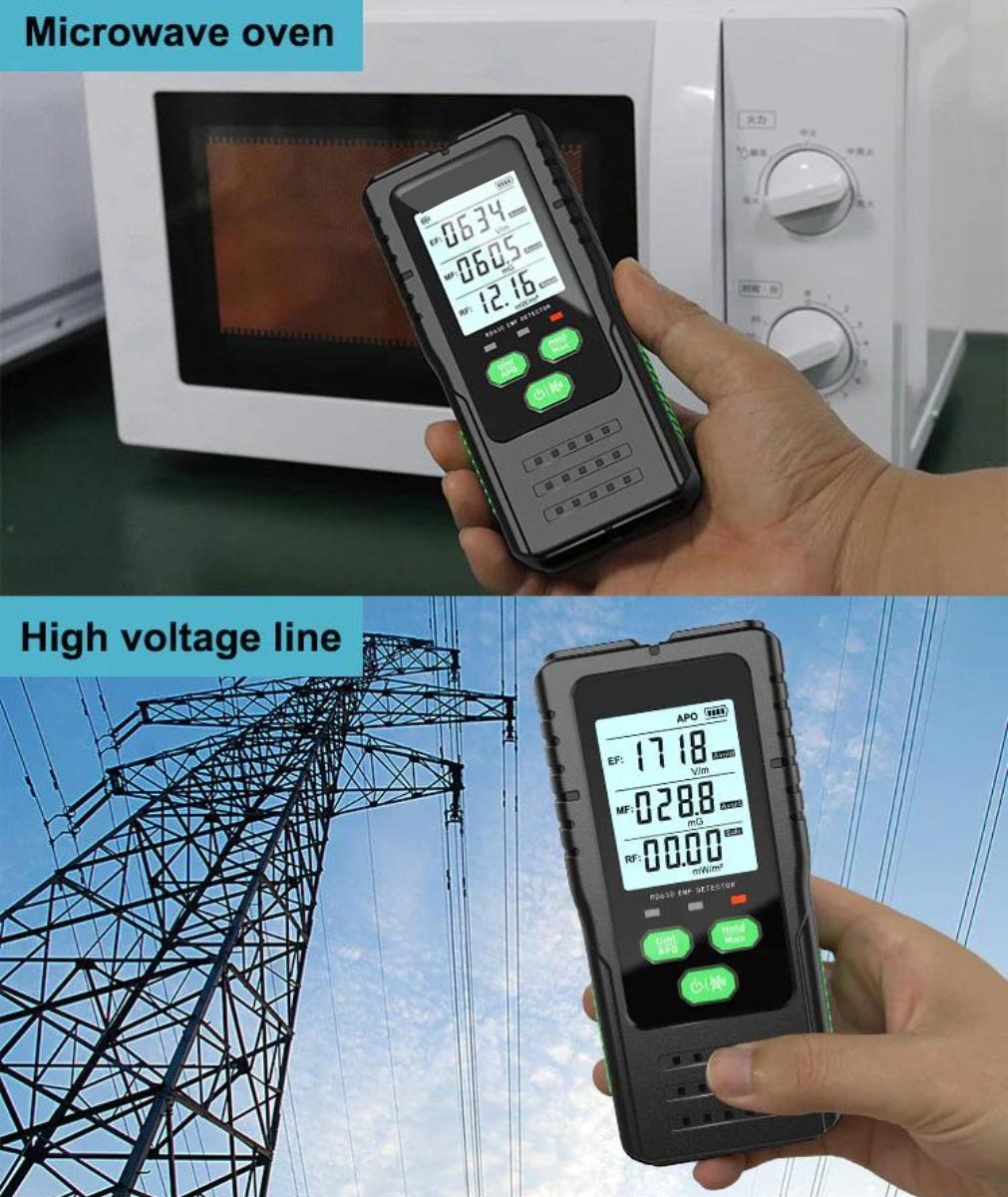 EMF Tester Sleepgift Portable EMF Detector, Emf Reader for Better Sleep ...