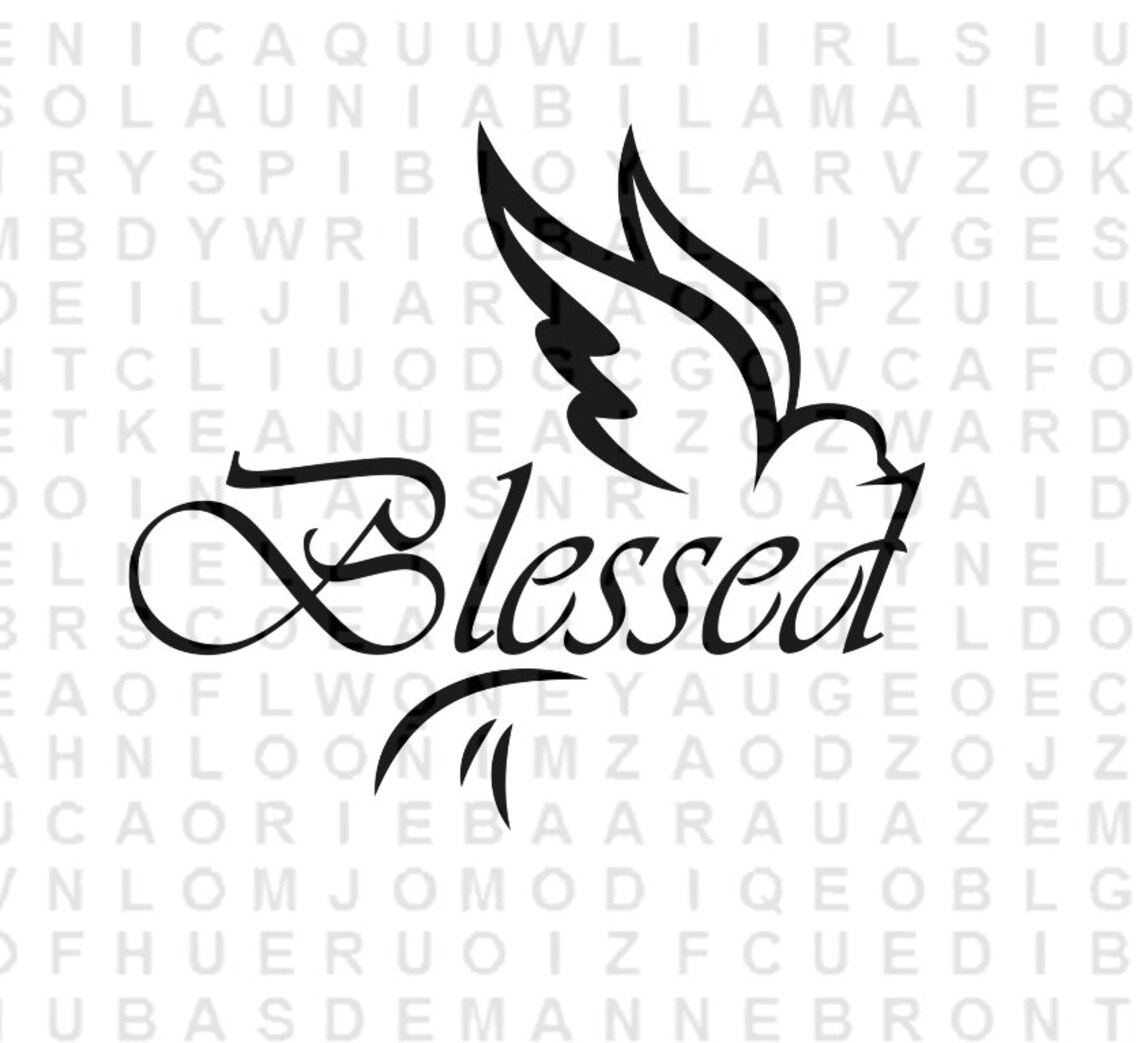 Blessed Png, Thankful Png, Blessed File, Blessed Sublimation, Blessed ...