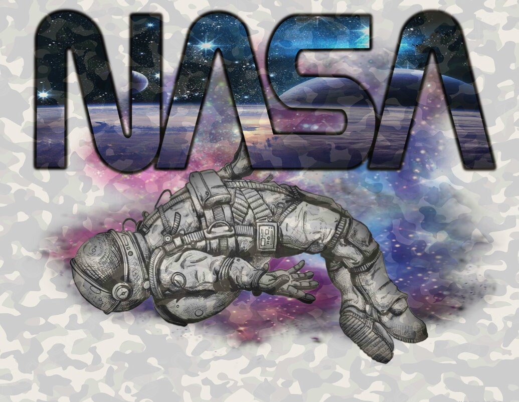 NASA Sublimate PNG, NASA Space - Etsy