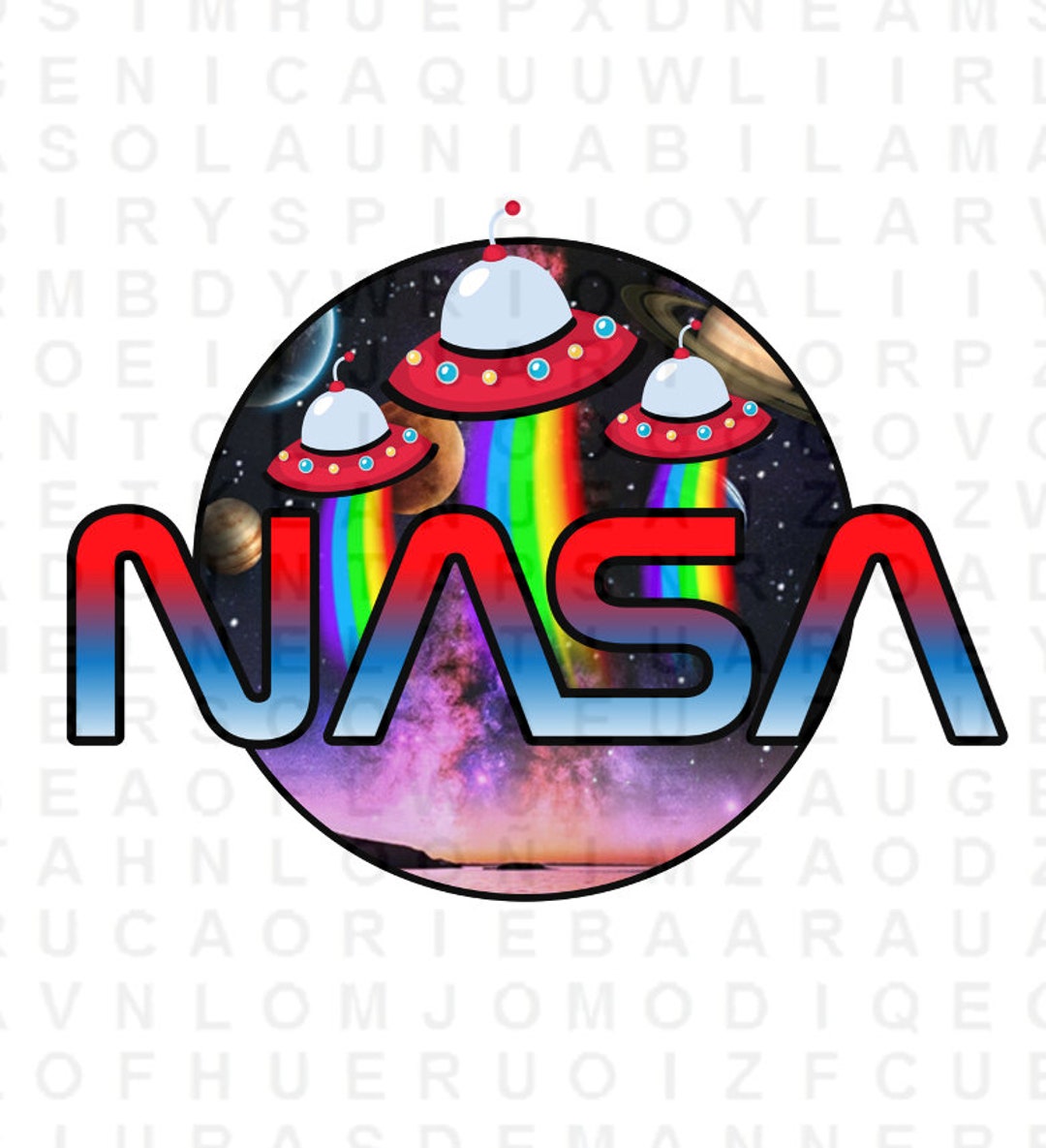 Nasa Sublimate PNG NASA Space Printable Wall Decoration Nasa - Etsy