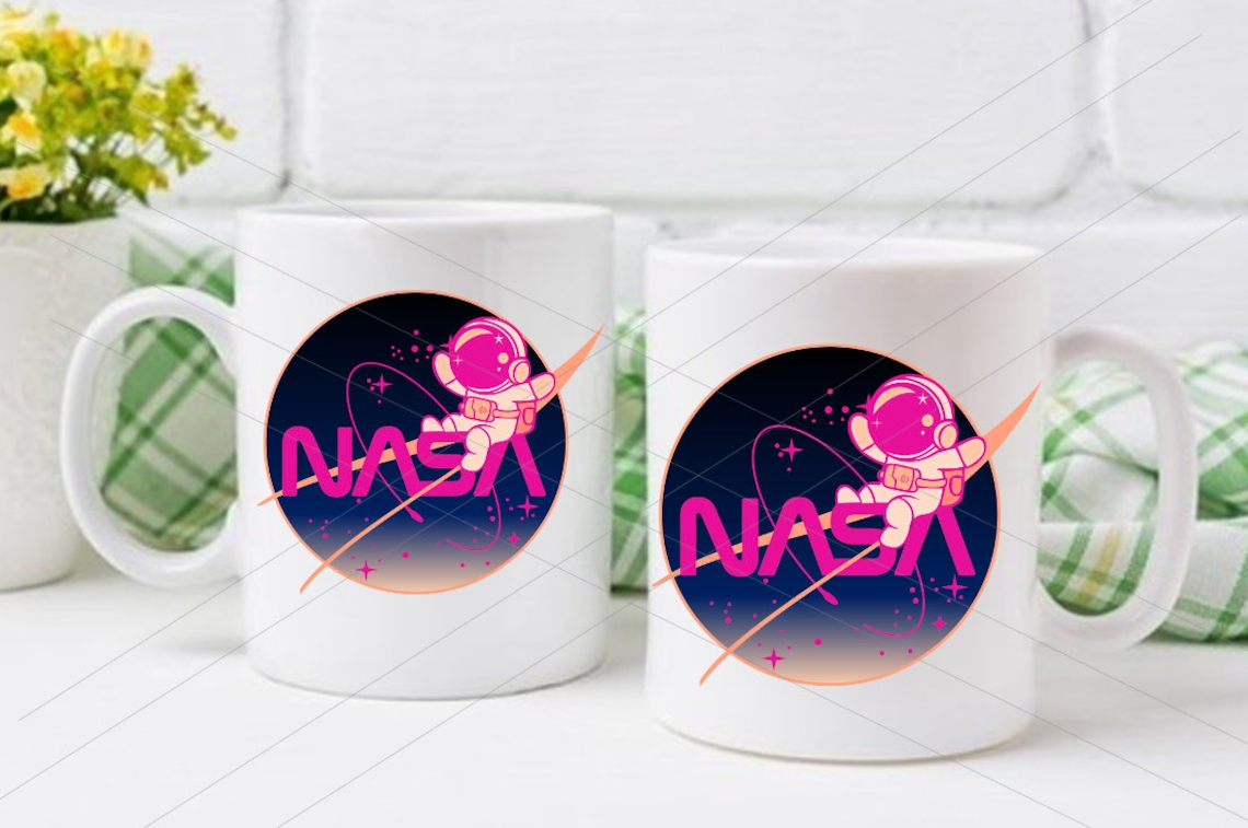 NASA Sublimate PNG, NASA Space Printable Wall Decoration, Nasa Patch ...