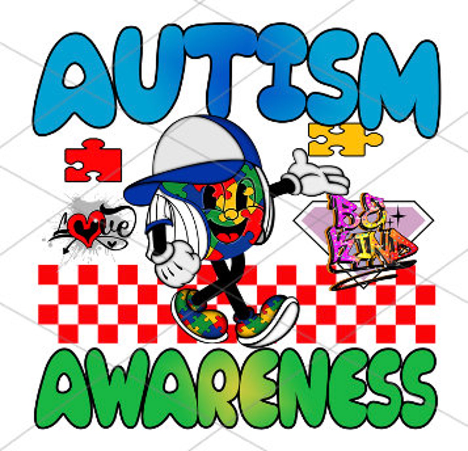 Autism Awareness Png, Autism Awareness Month Sublimation, Autism Puzzle ...