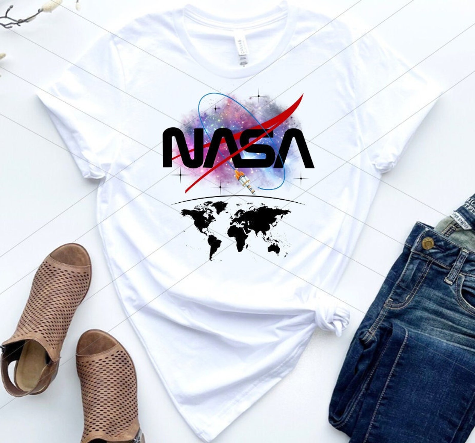 NASA Sublimate PNG, NASA Space Printable Wall Decoration, Nasa Patch ...