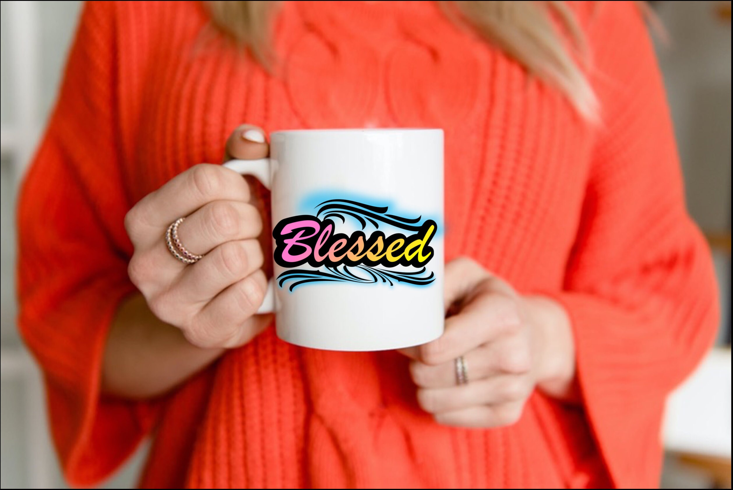 Blessed Png, Thankful Png, Blessed File, Blessed Sublimation, Blessed ...