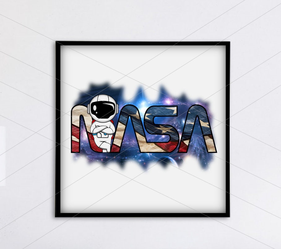 Nasa Png, Nasa Sublimation Png, Nasa Printable Wall Art, Nasa Printable ...