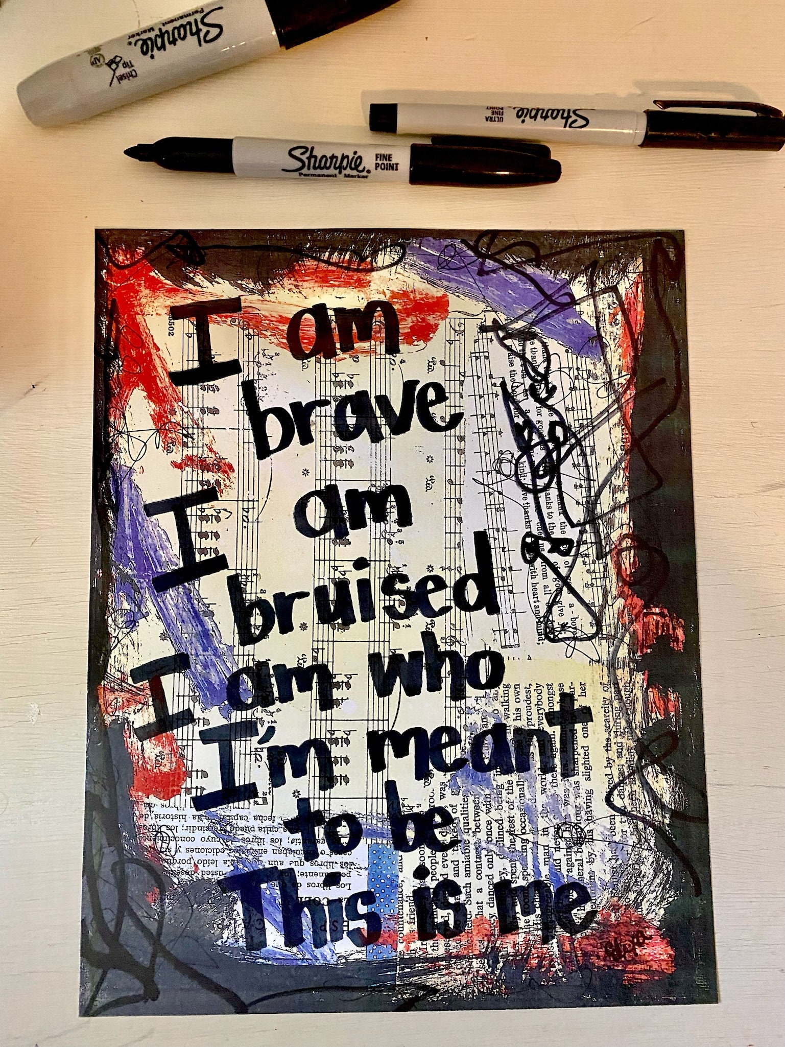 Greatest Showman Broadway Musical Art This is Me Lyrics Quote Artwork ...