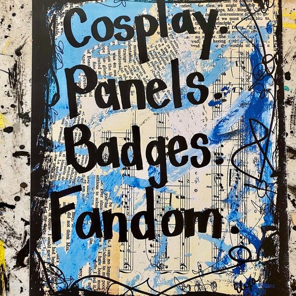 Comic Con Badges - Etsy