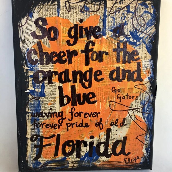 Florida Gators Art - Etsy