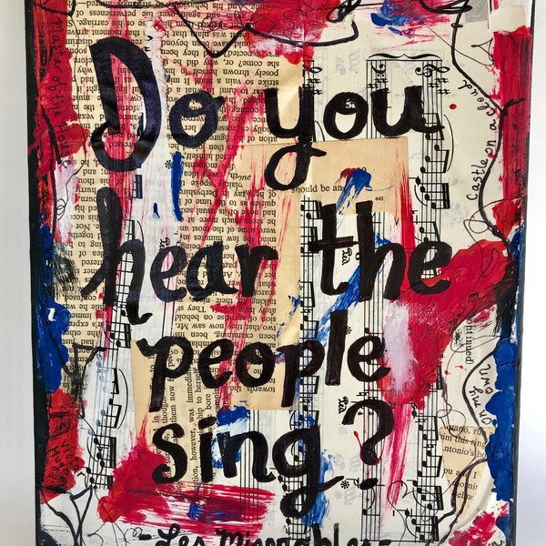 Les Miserables Wall - Etsy