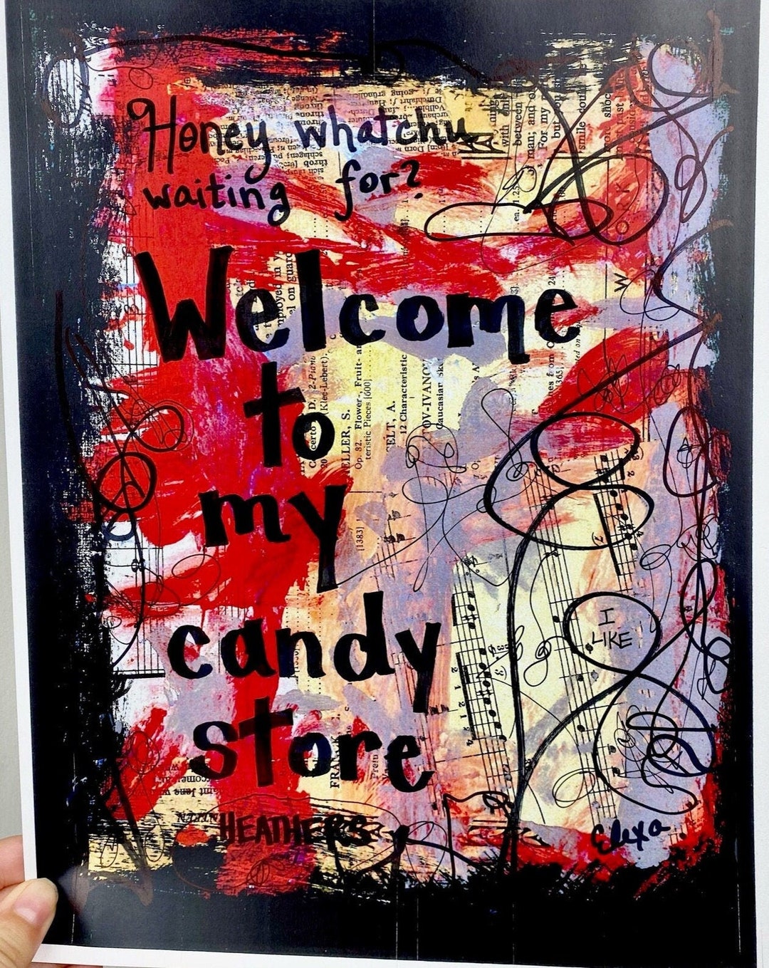 HEATHERS Candy Store Art Music Broadway Musical Theater Theatre Kid ...