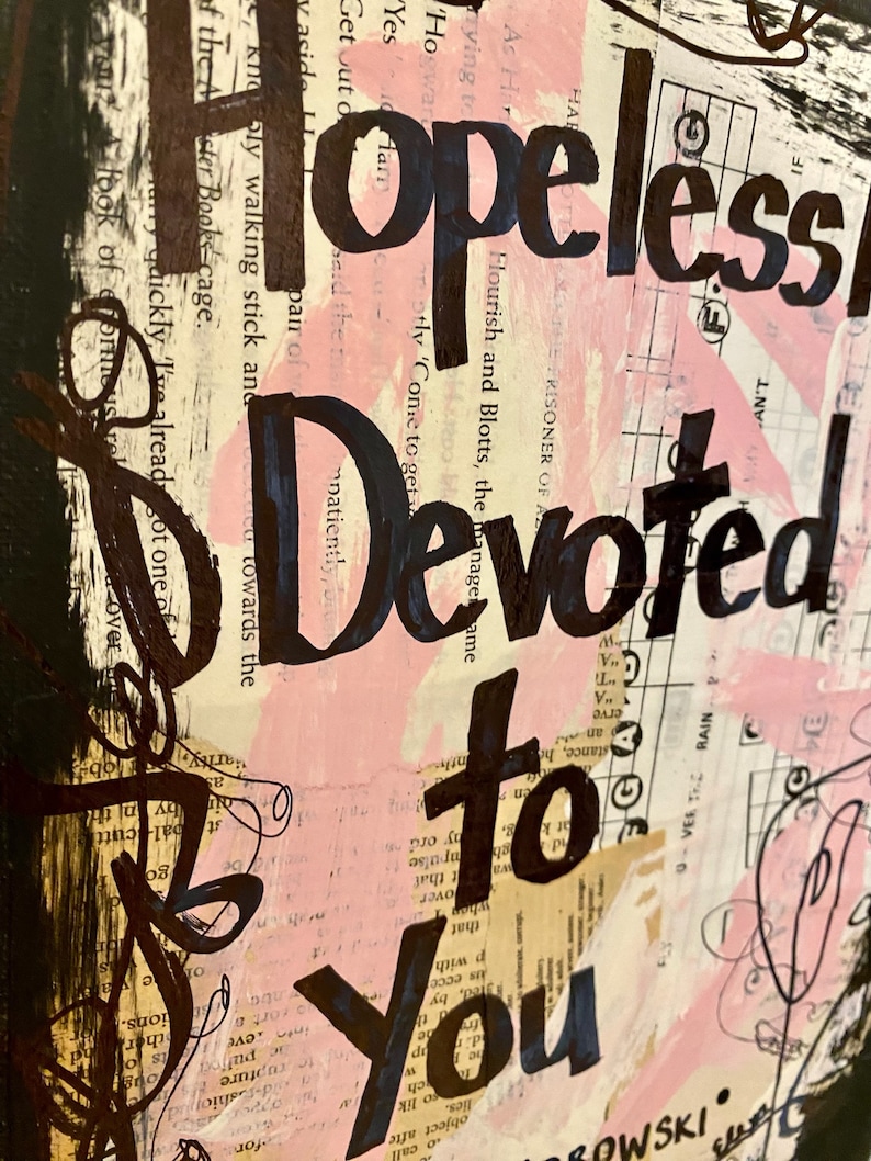 GREASE hopelessly Devoted to You Canvas Broadway Musical Theater ...