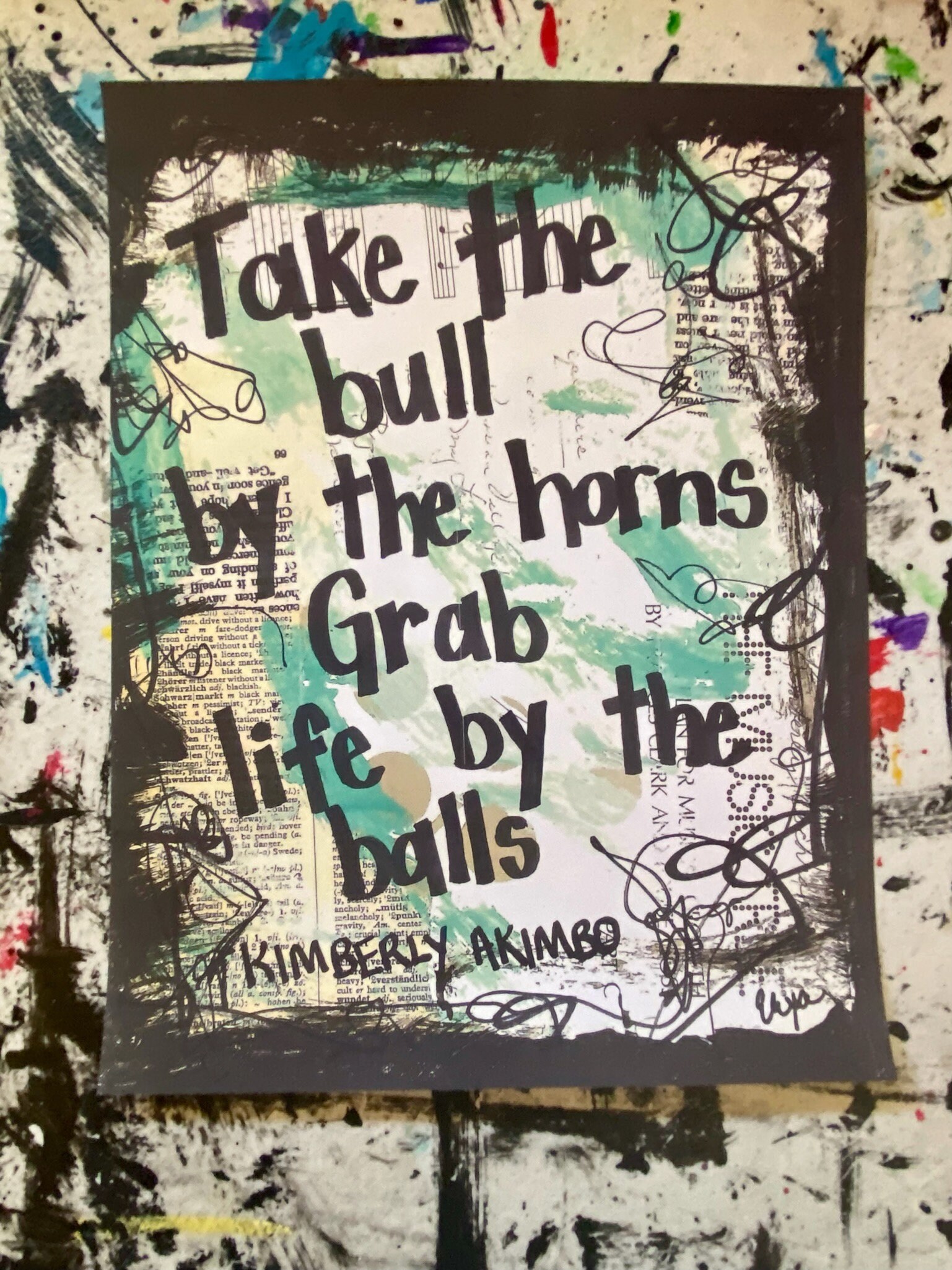 KIMBERLY AKIMBO Painting Art Broadway Musical Theater Theatre Show ...