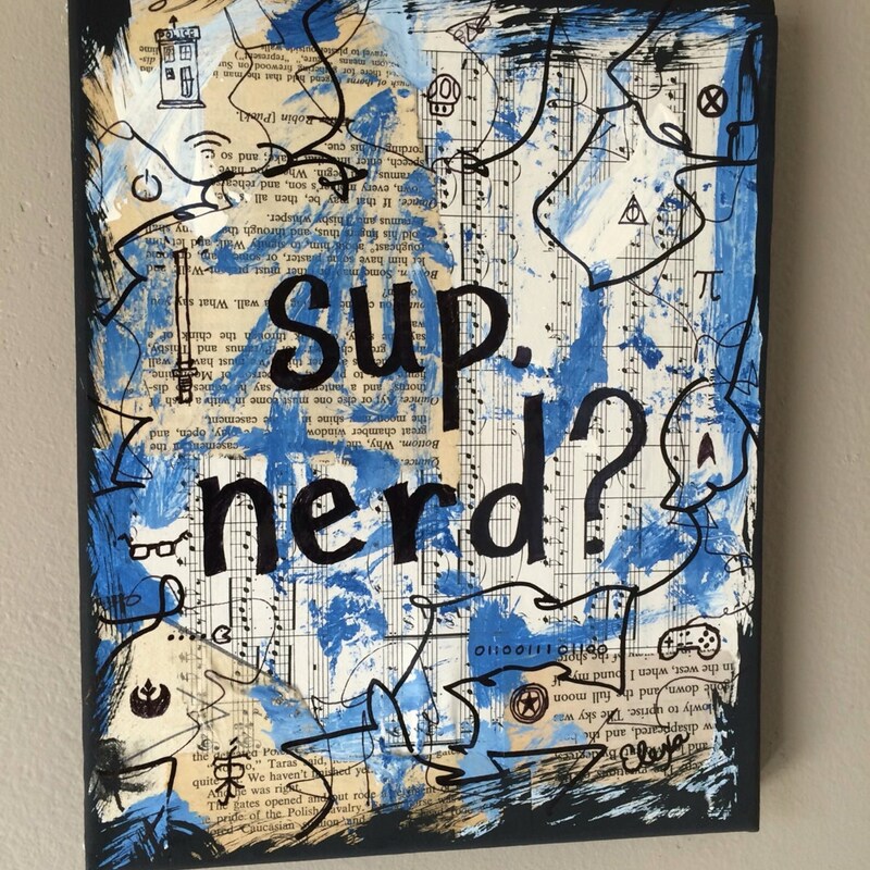 Nerd Art - Etsy