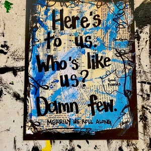 Merrily We Roll Along Art Canvas Broadway Show Painting Sondheim ...