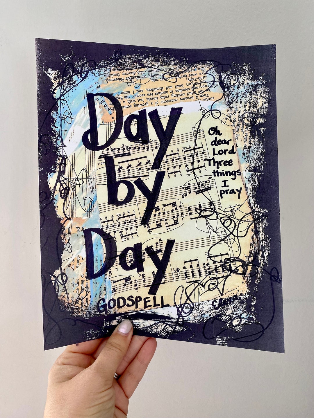 Godspell Art Broadway Show Musical Theater Community Theatre Music Wall ...