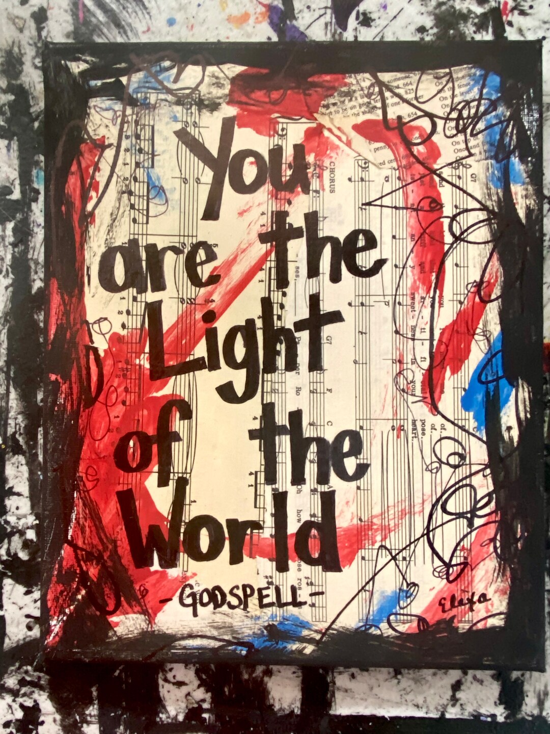 Godspell Art Broadway Show Musical Theater Community Theatre Music Wall ...