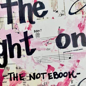 Notebook Musical Art Broadway Ingrid Michaelson Painting Canvas Music ...