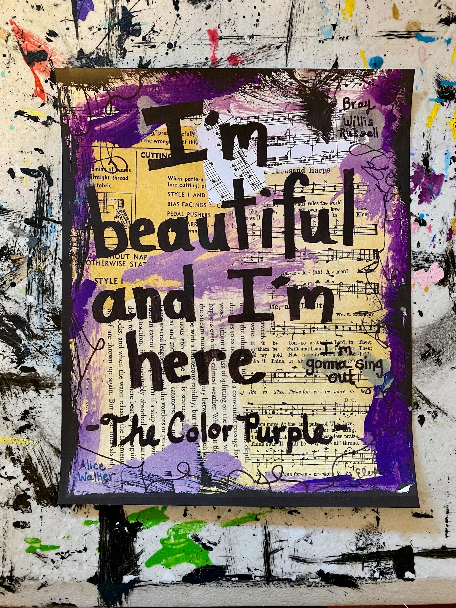 The Color Purple Broadway Musical Art Music Cynthia Erivo Oprah Movie ...
