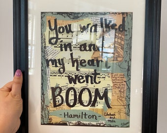 Hamilton Retro Pixel Pop Art. 8 Bit Sprites. Perler Bead Magnets. Pins ...