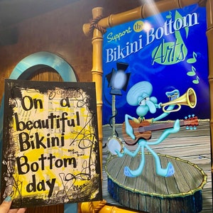 Spongebob Bikini Bottom Sign - Etsy