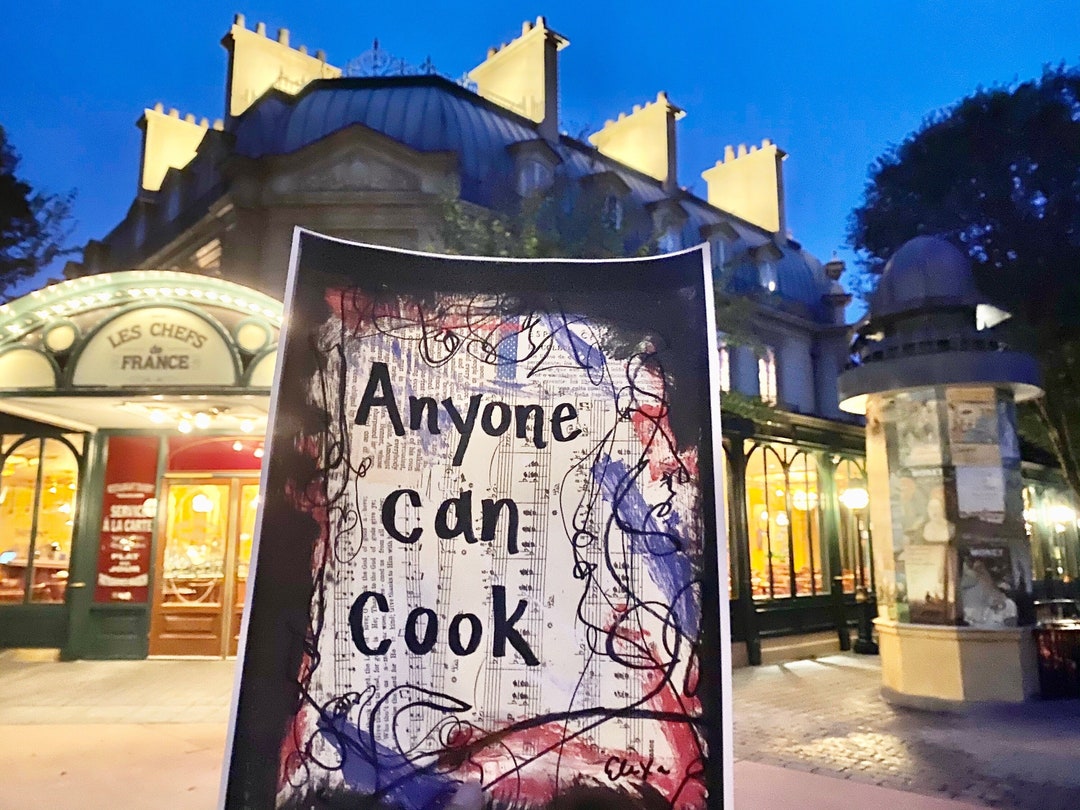 Ratatouille Painting Anyone Can Cook Art Disney Chef Remi Cooking Gift ...