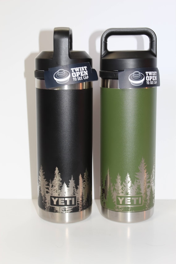 Personalized Engraved Yeti 18oz Bottle Forest 360 - Etsy