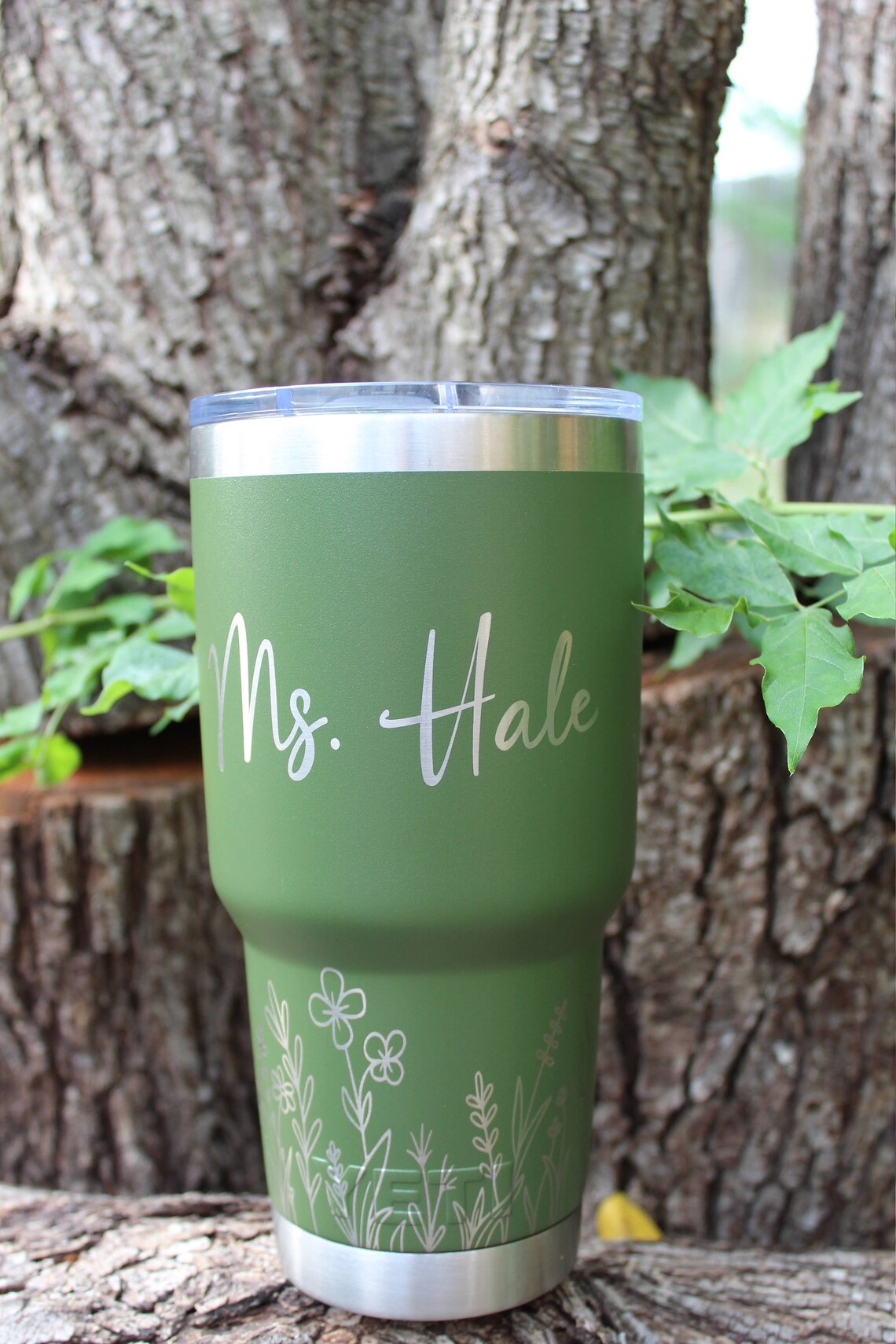 Custom Engraved Yeti 30oz Tumbler 360 Wildflower - Etsy