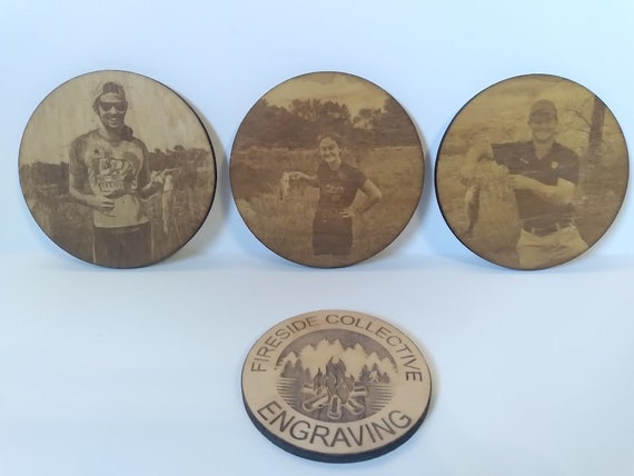 Custom Laser Engraved Coasters - Etsy