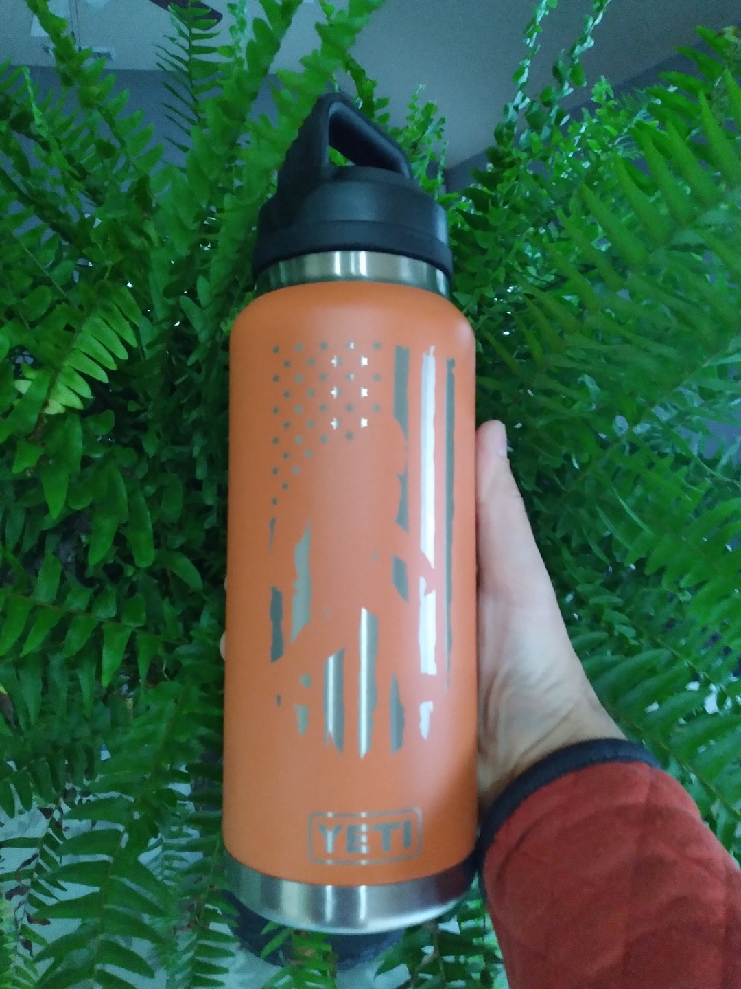 Personalized Engraved Yeti 36oz Bottle American Squatch - Etsy