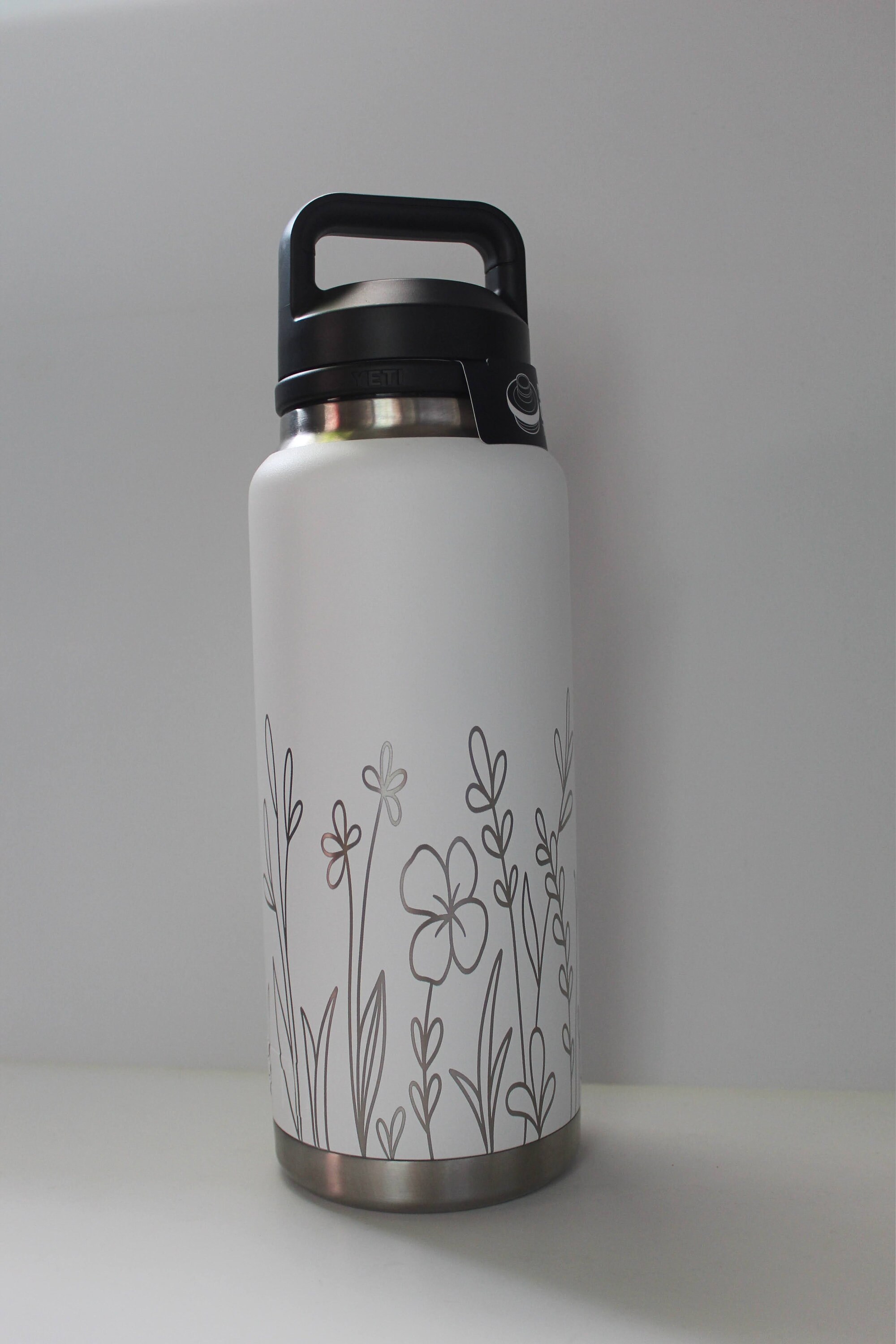 Personalized Engraved Yeti 36oz Bottle Wildflower 360 - Etsy