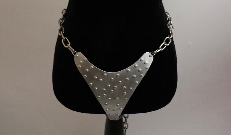 Metal Rivet Bra Set With Chains - Etsy