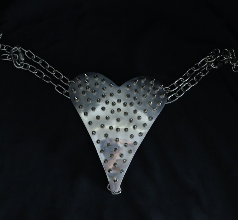 Metal Spiked Heart Bikini - Etsy