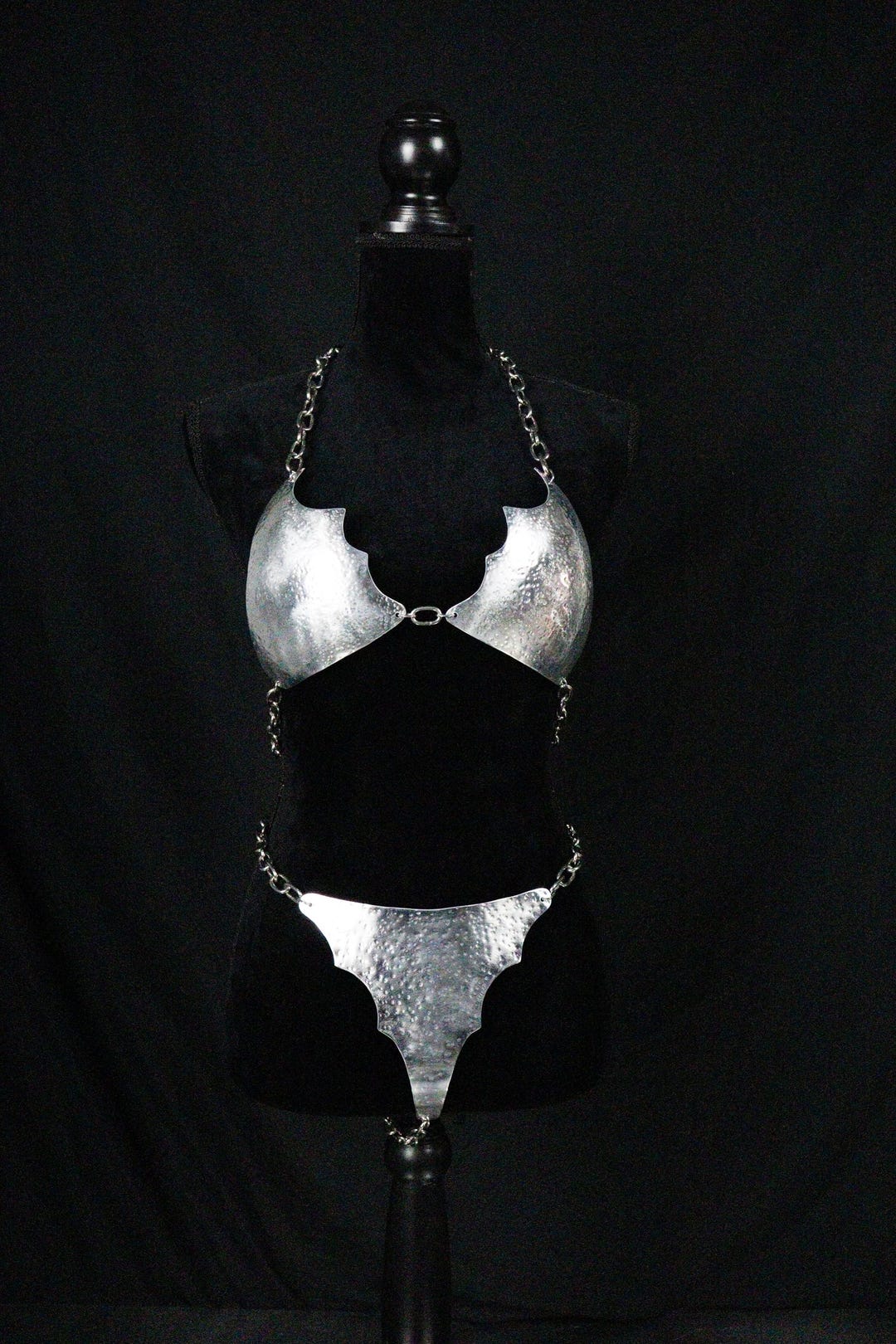 Obsidian Hammered Bat Armor Bikini Set - Etsy Canada