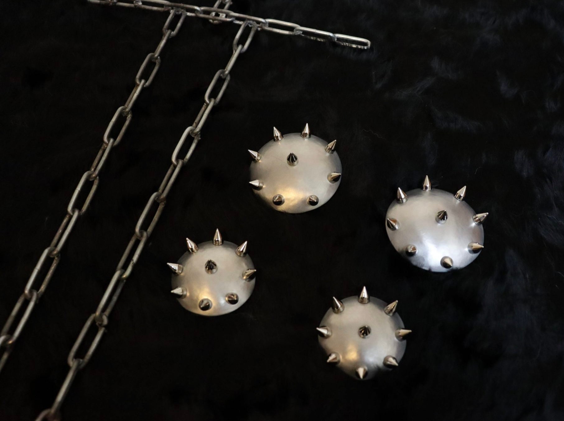 Metal Spiked Pasties - Etsy