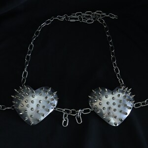 Metal Spiked Heart Bikini - Etsy