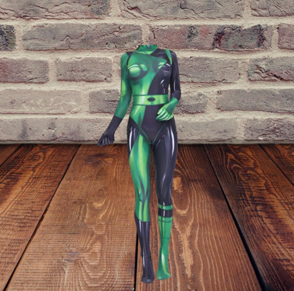 Shego Inspired Costume Halloween Cosplay Jumpsuit Kids & - Etsy