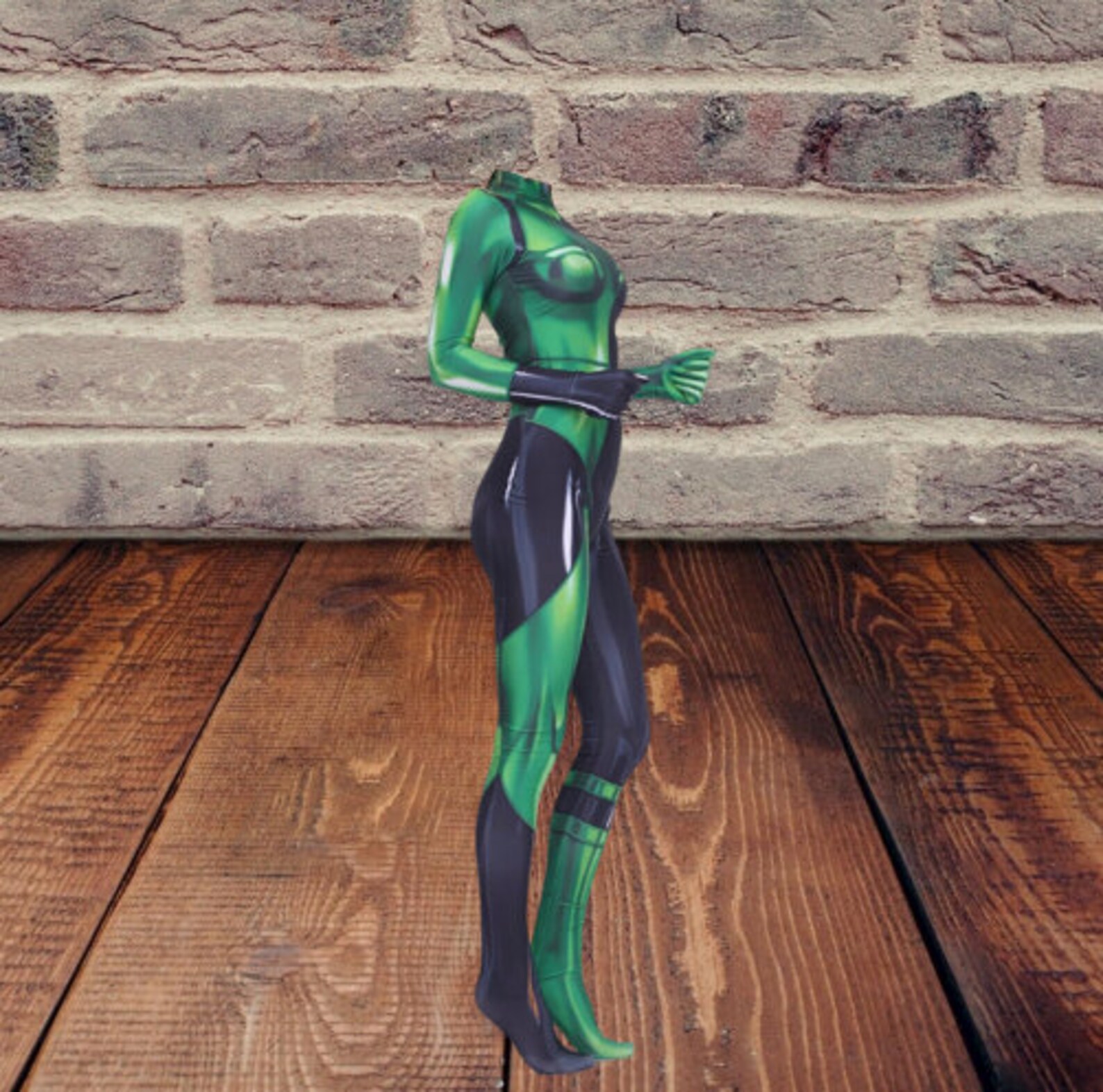 Shego Inspired Costume Halloween Cosplay Jumpsuit Kids & - Etsy