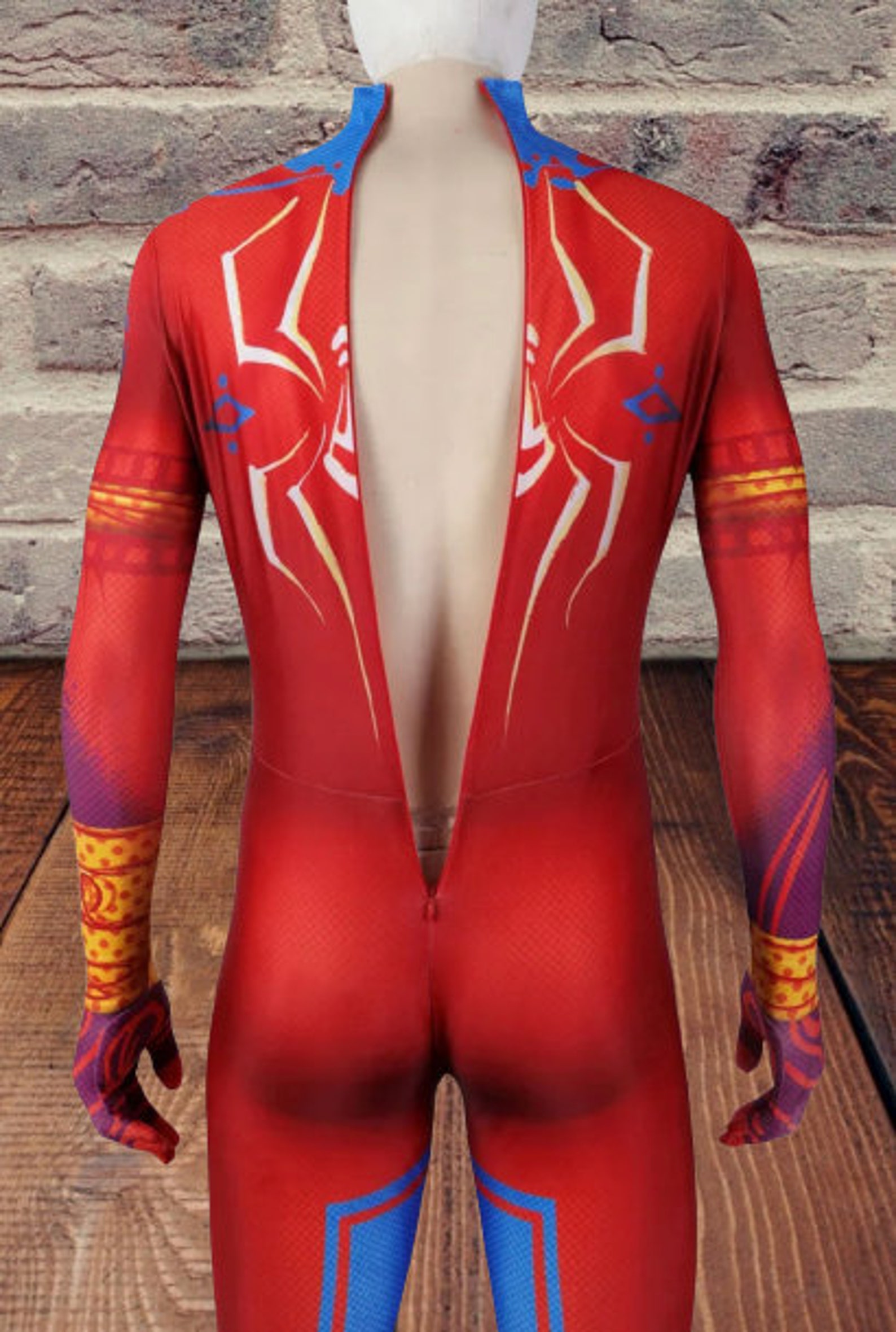 India Spiderman Across The Spider Verse Bodysuit Halloween Cosplay