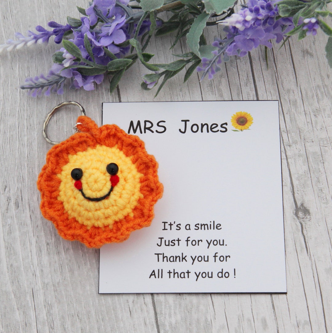 Teacher Gift -teaching Assistant,nursery Teacher Keyring, Thank You for ...