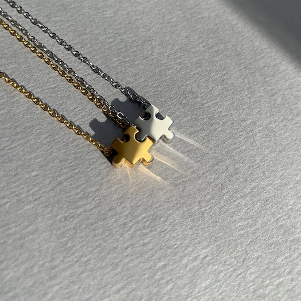 Puzzle Necklace - Etsy