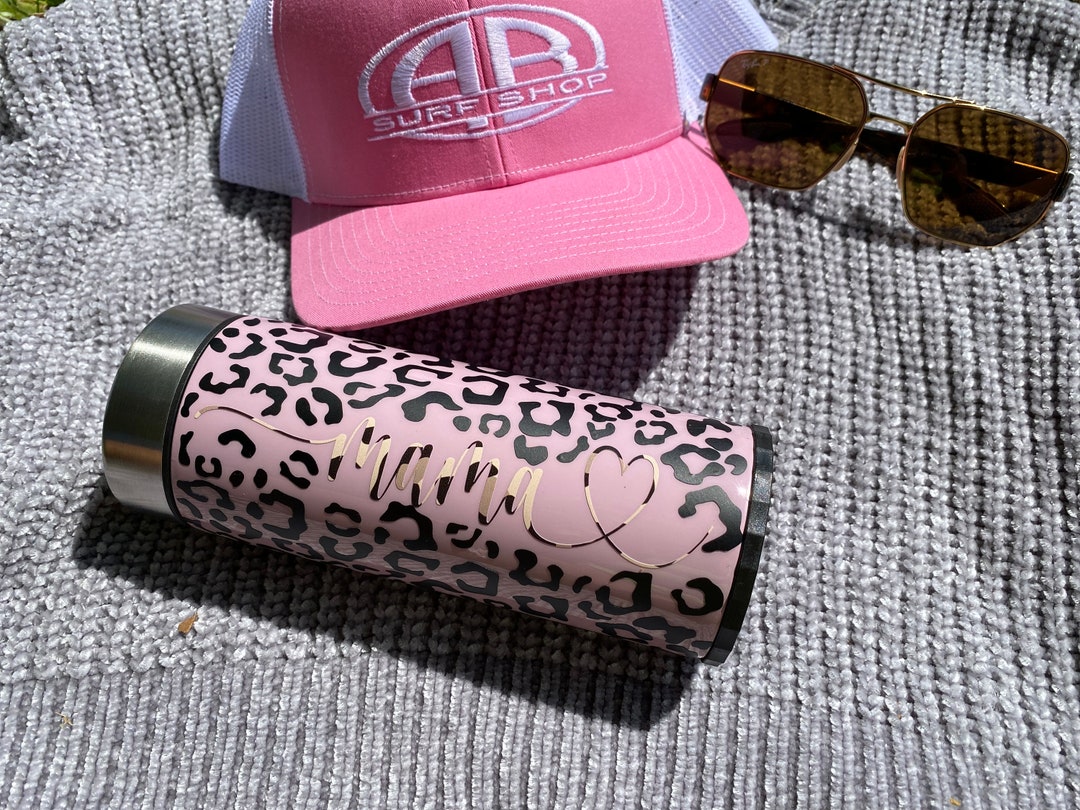 Cheetah Print Mama Slim Can Cooler - Etsy