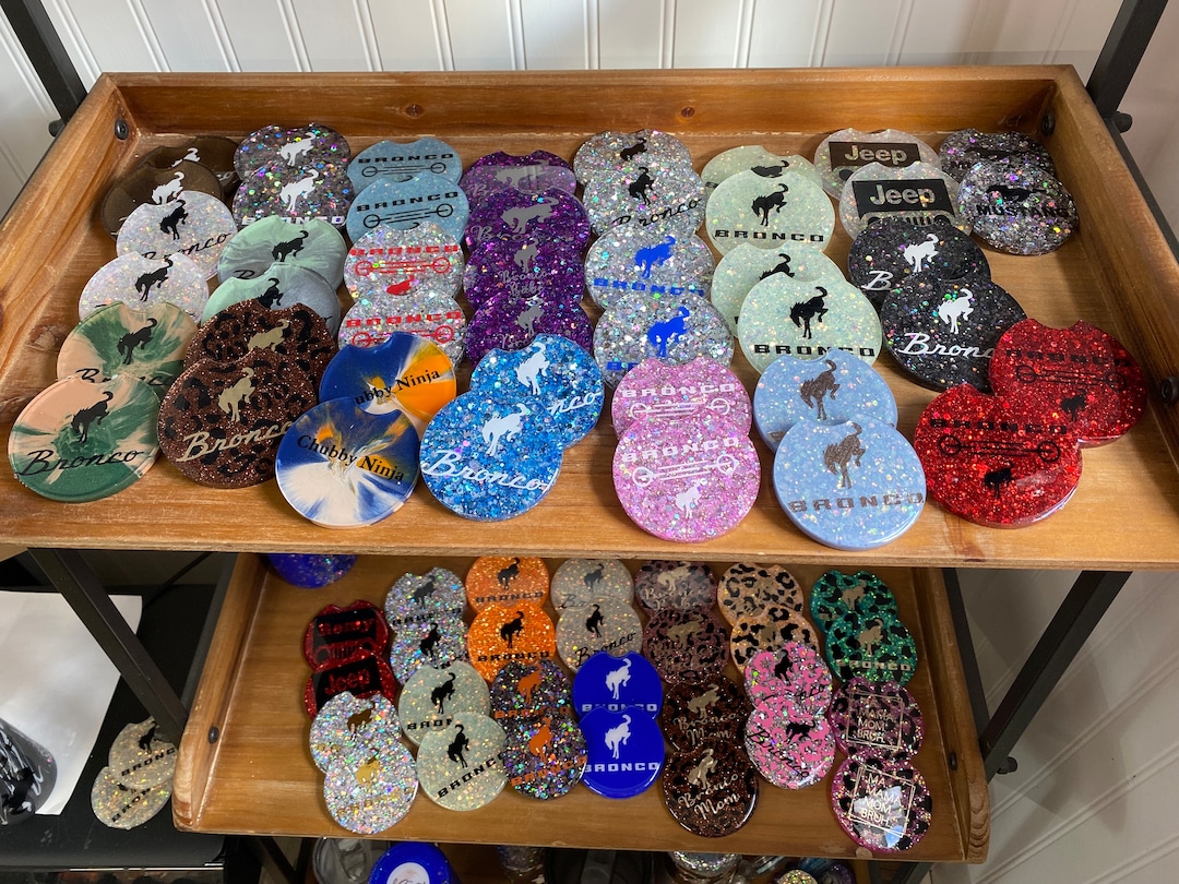 Custom FORD Bronco Resin Car Coasters - Etsy