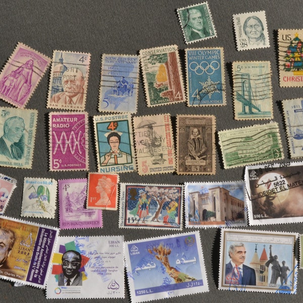 Foreign Stamps - Etsy