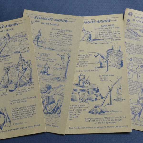 Straight Arrow Cards - Etsy