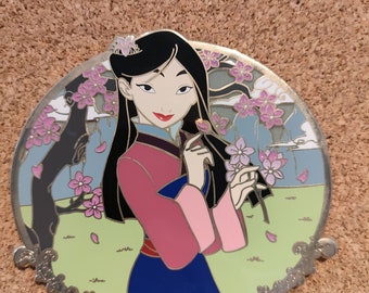 Mulan Inspired Hard Enamel Flip-pin - Etsy
