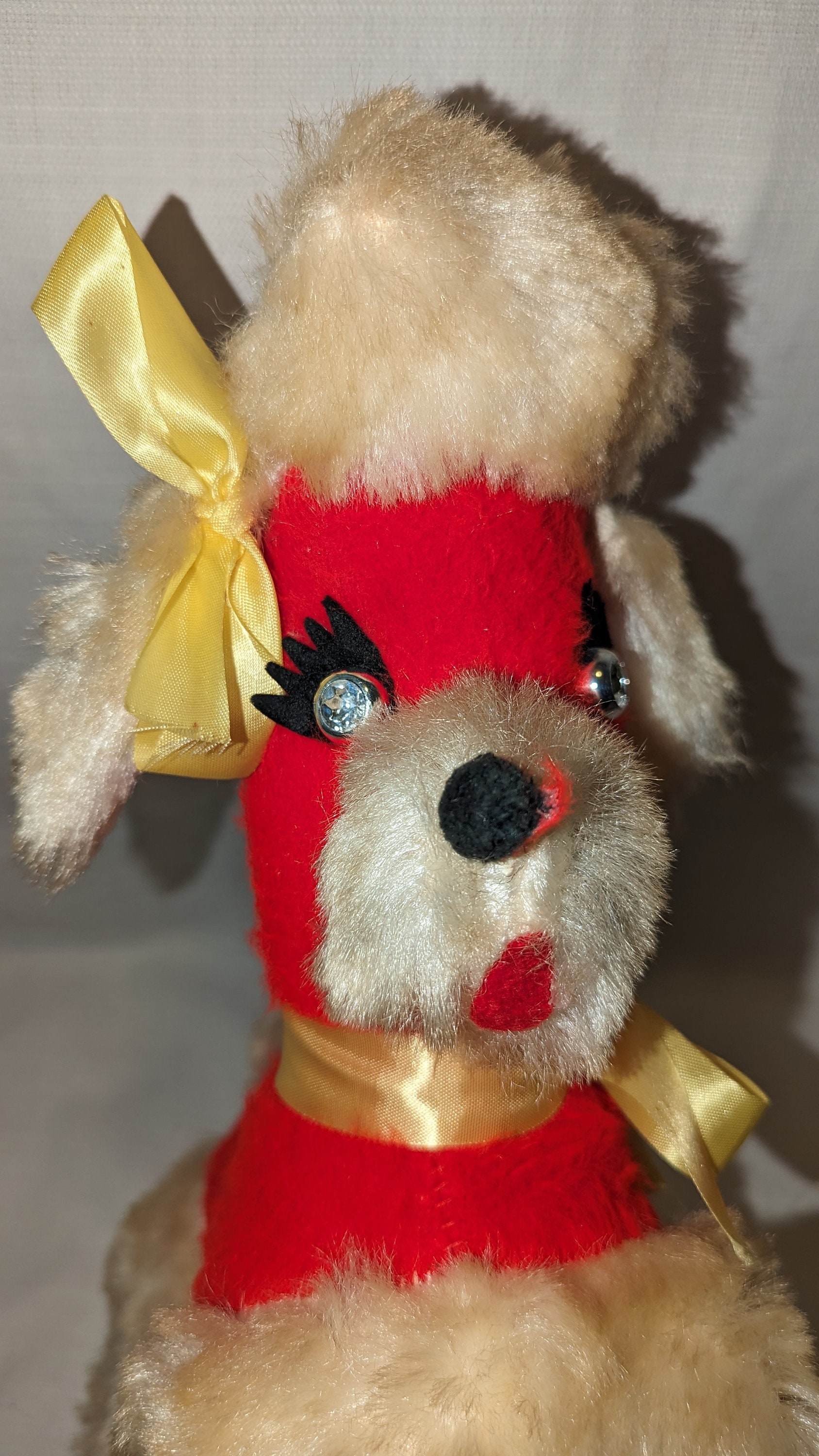 Vintage 1950's Stuffed Poodle - Etsy