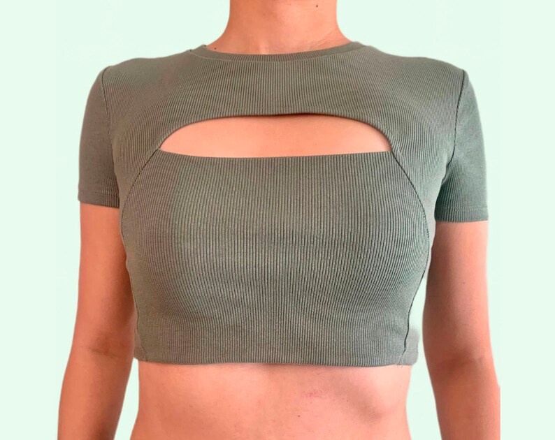Crop Top Cut Out Sewing Pattern PDF Sizes: Xxs Xxl - Etsy