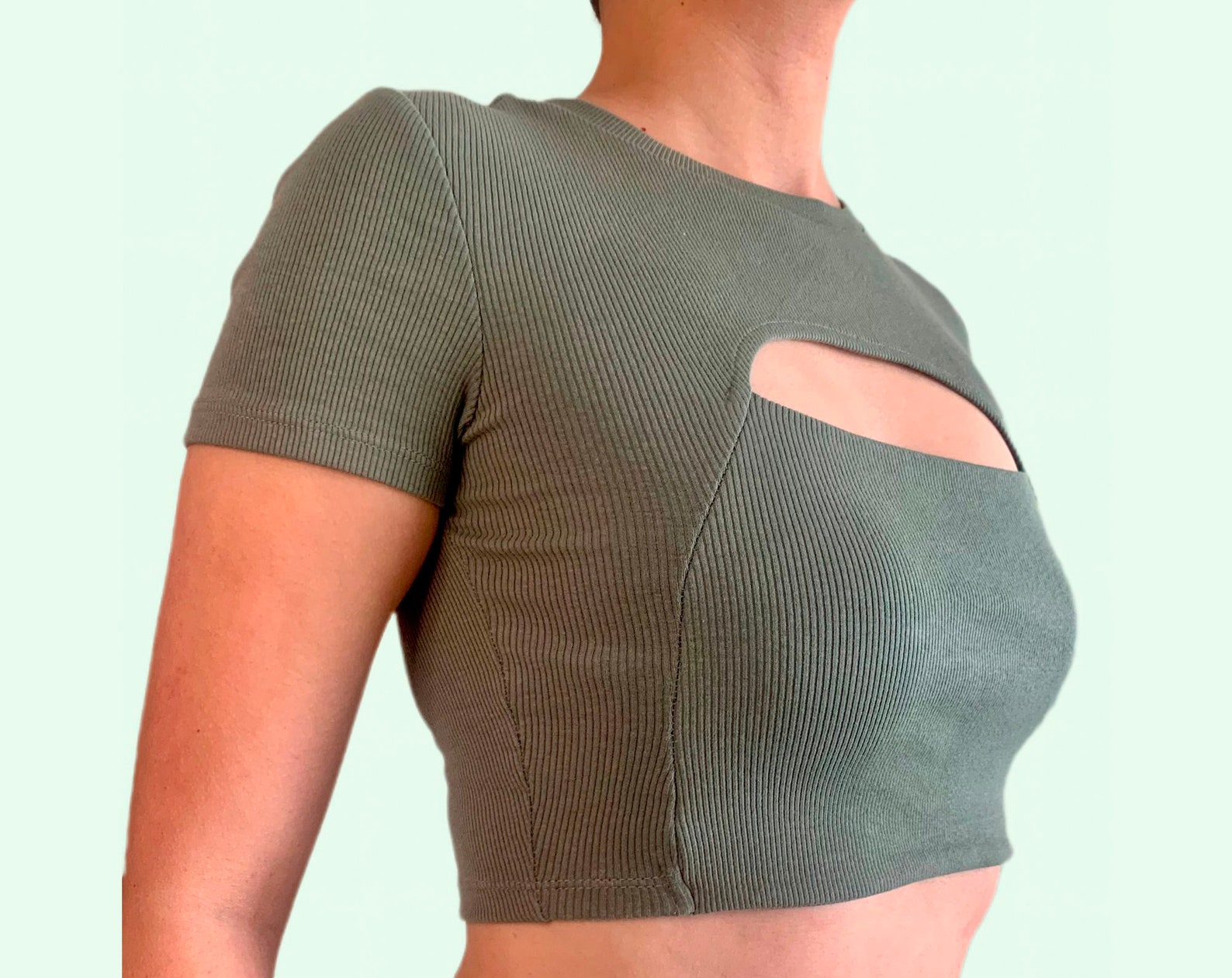 Crop Top Cut Out Sewing Pattern PDF Sizes: Xxs Xxl - Etsy