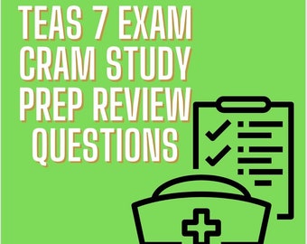 Teas 7 Study Guide - Etsy