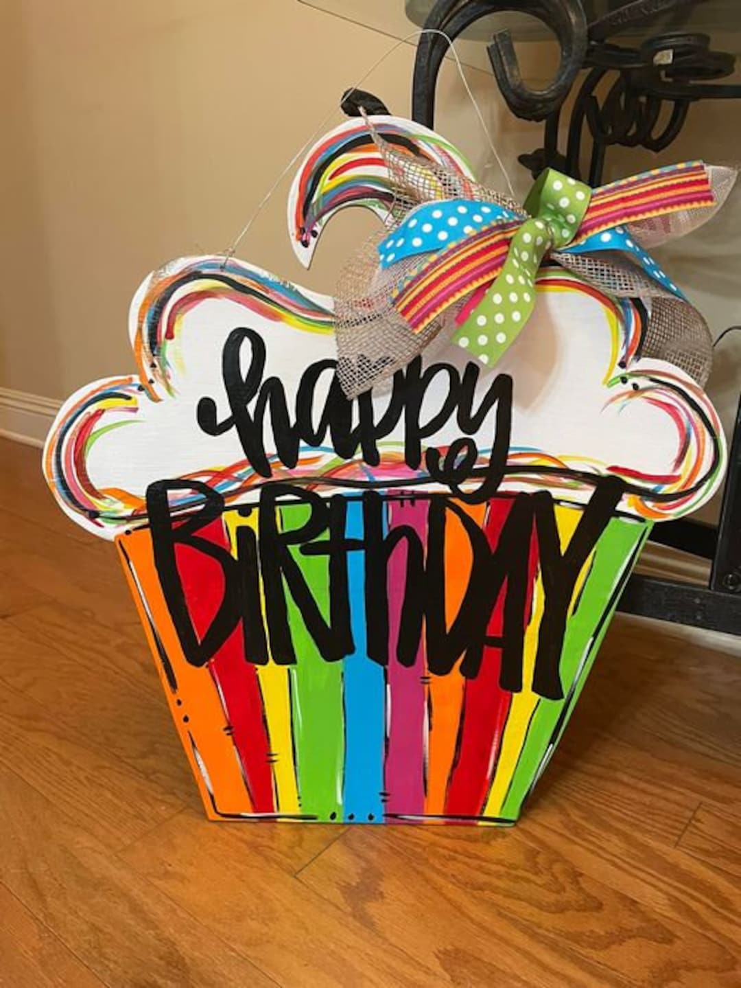 Happy Birthday Cupcake - Etsy